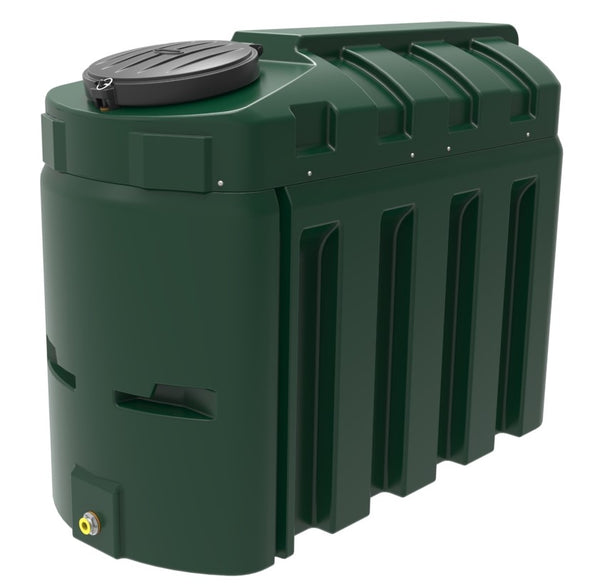 1300 Litre Slimline Bunded Oil Tank - Pipetek