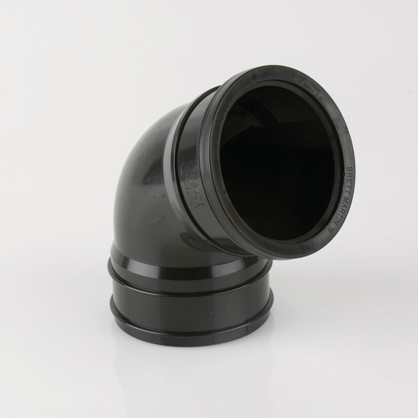 112.5º Top Offset Bend (110mm PVC) - Pipetek