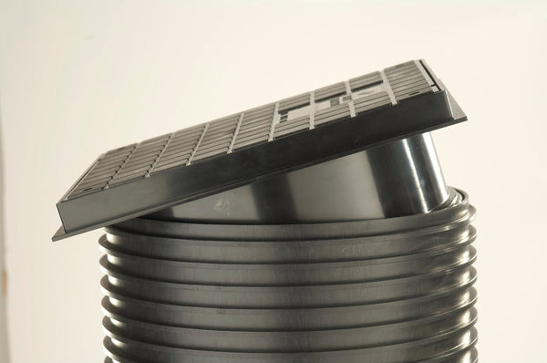 Driveway Duty 315mm Shallow Access Chamber Cover & Frame - Pipetek